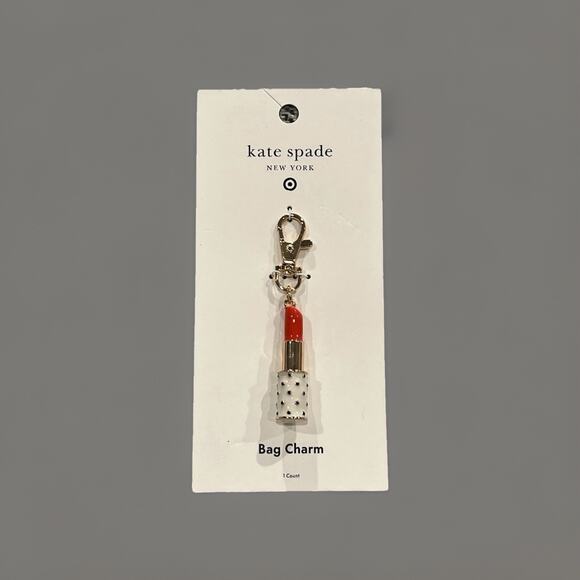 kate spade | Accessories | Kate Spade X Target Lipstick Bag Charm ...